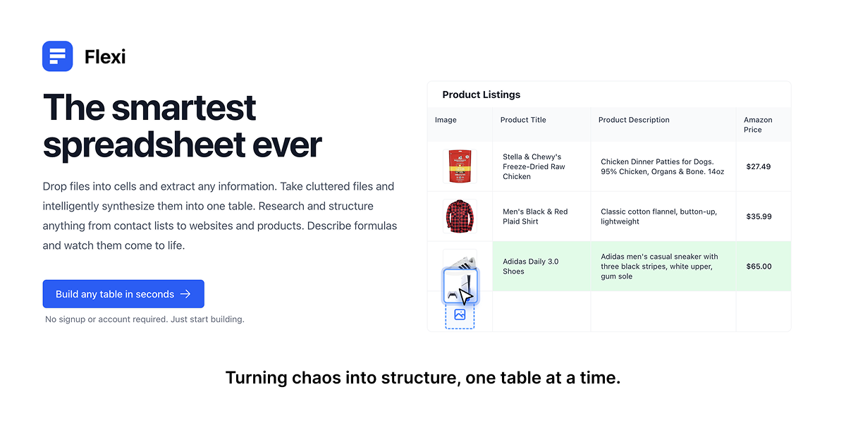 Flexi – AI tables that think with you